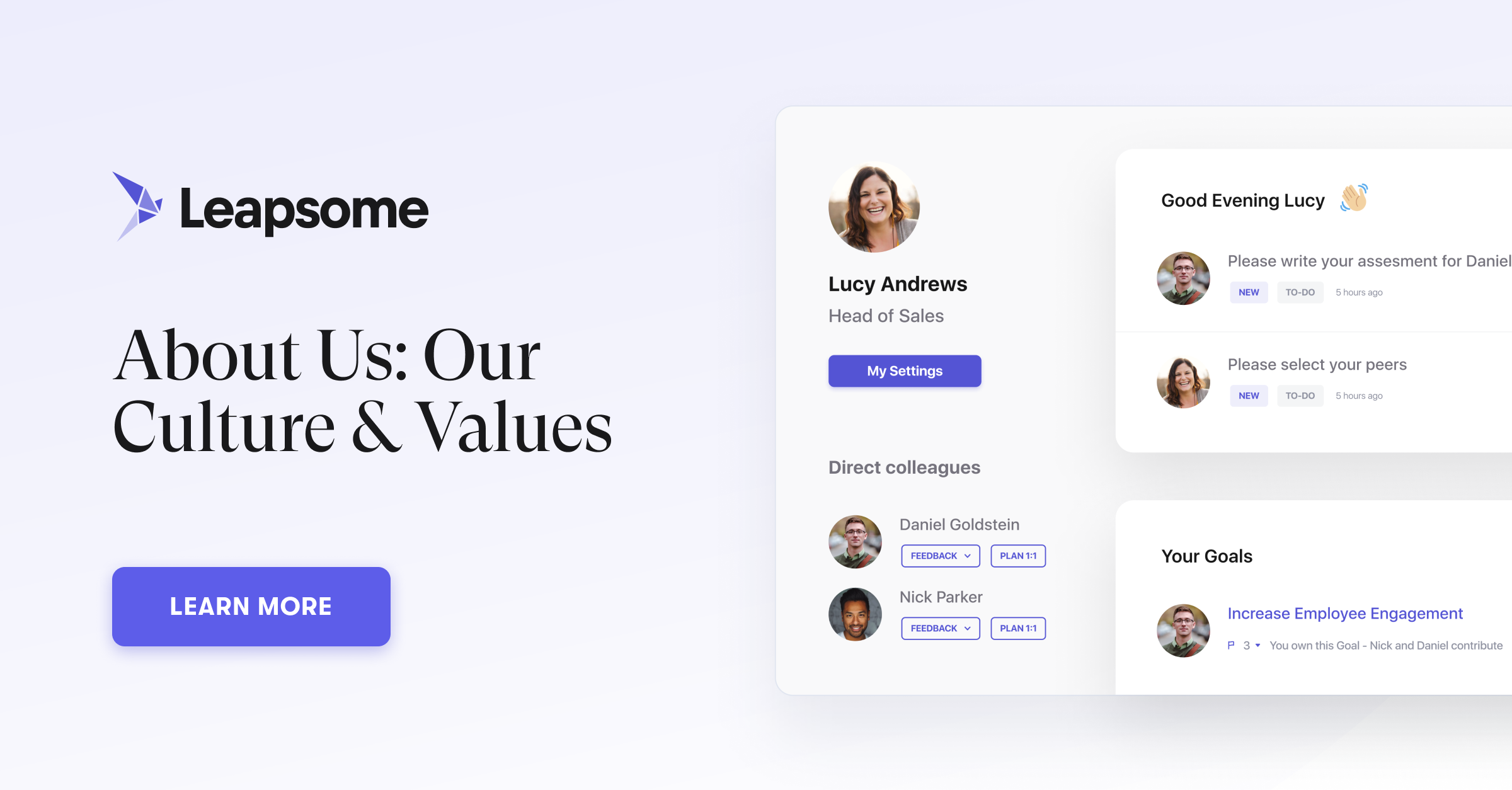 About Leapsome | Creating a Happier & Engaged Workplace